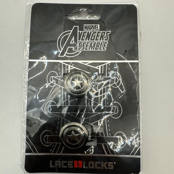 Marvel | Toys | Marvel Avengers Assemble Lace Locks Captain America ...